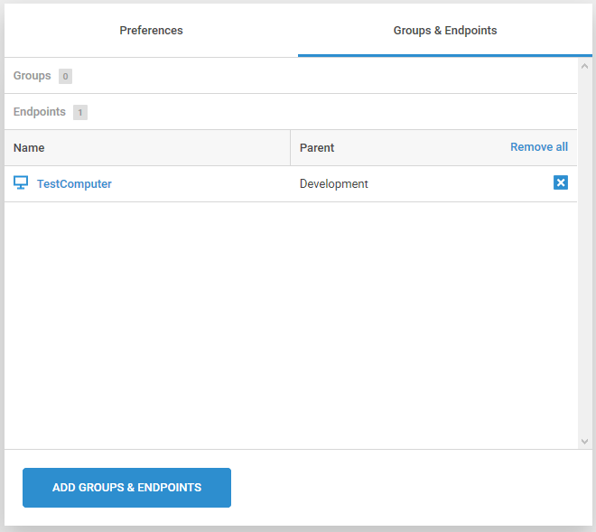 Assigning Profiles to Endpoints or Groups