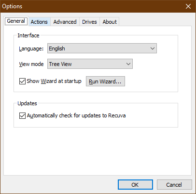 Recovering files from damaged or reformatted disks with Recuva